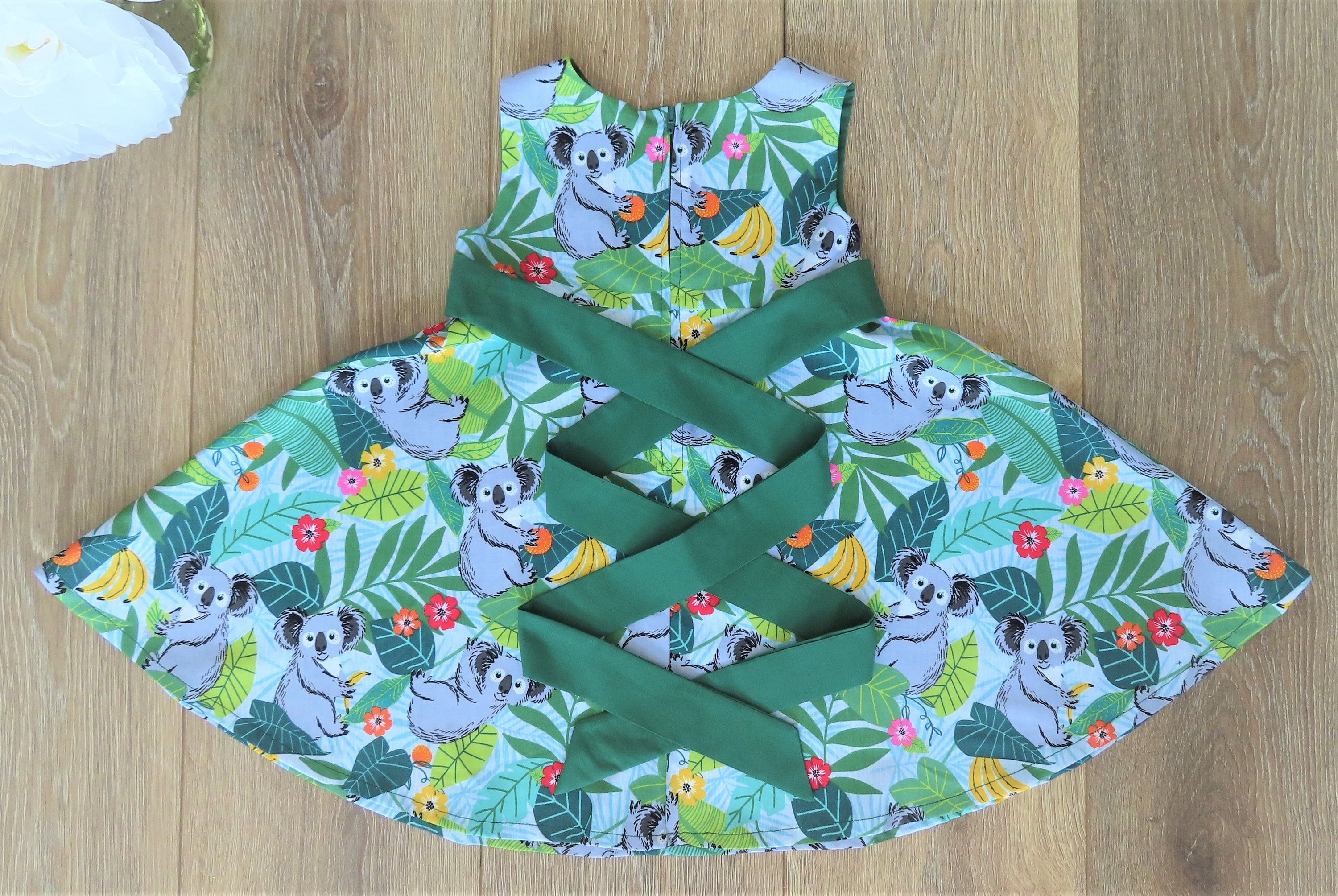 Tropical Koalas Girl's Koala Dress - Etsy
