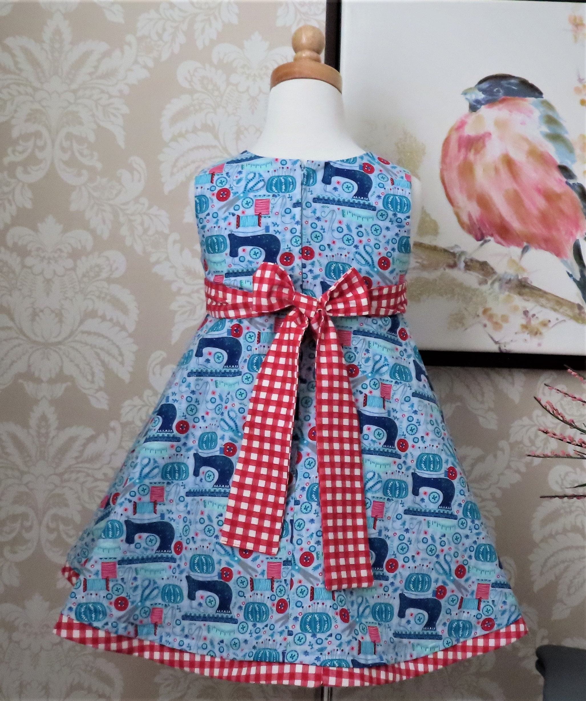 Li'l Dress Maker Dress | Sewing Machine Dress | Girls - Etsy