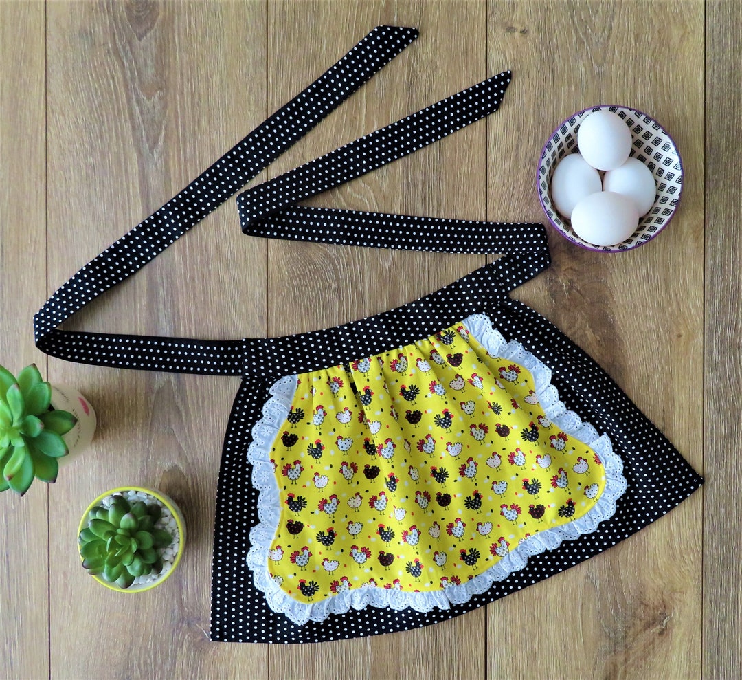 Yellow Chicken Apron - Etsy