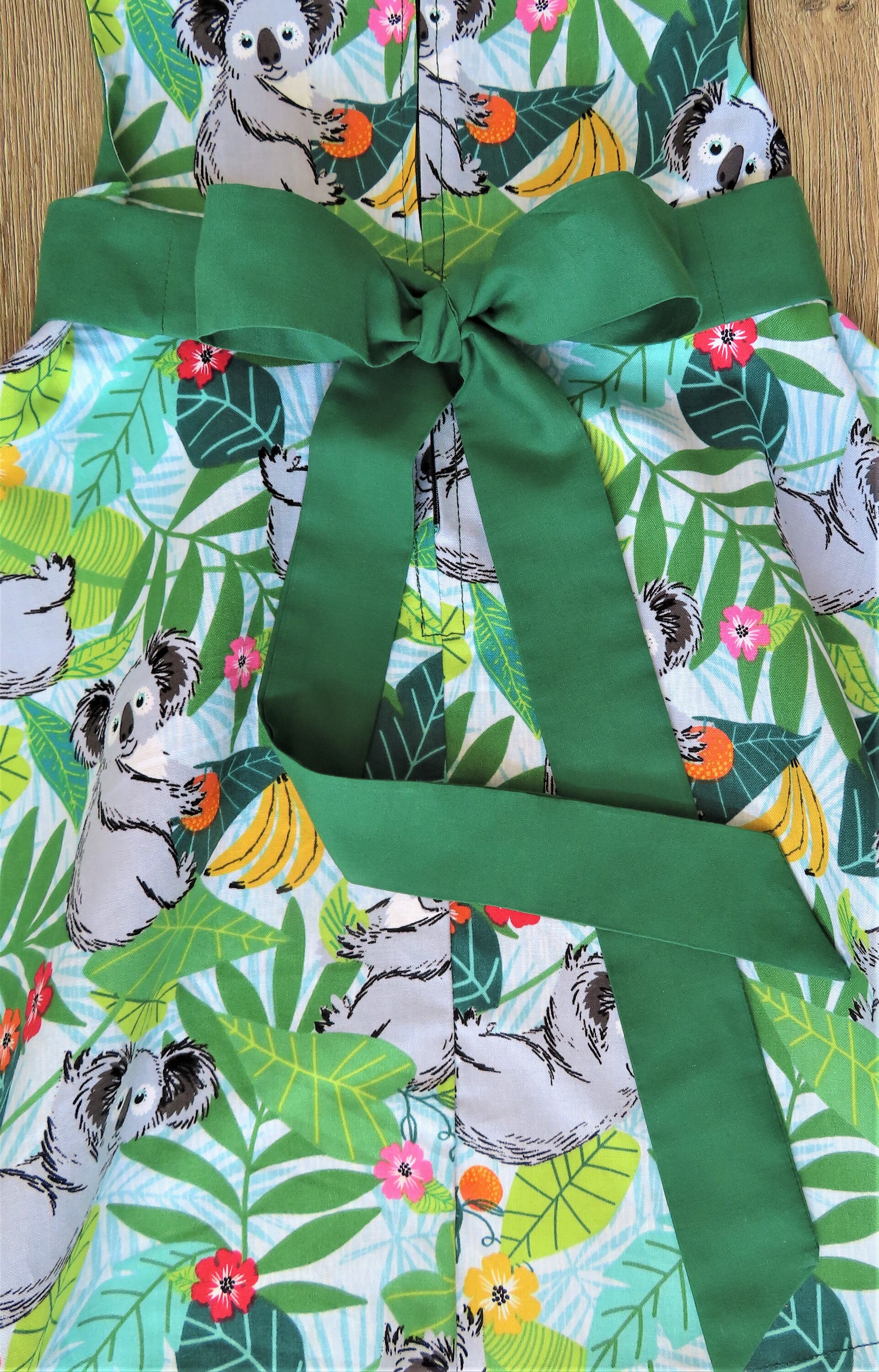 Tropical Koalas Girl's Koala Dress - Etsy