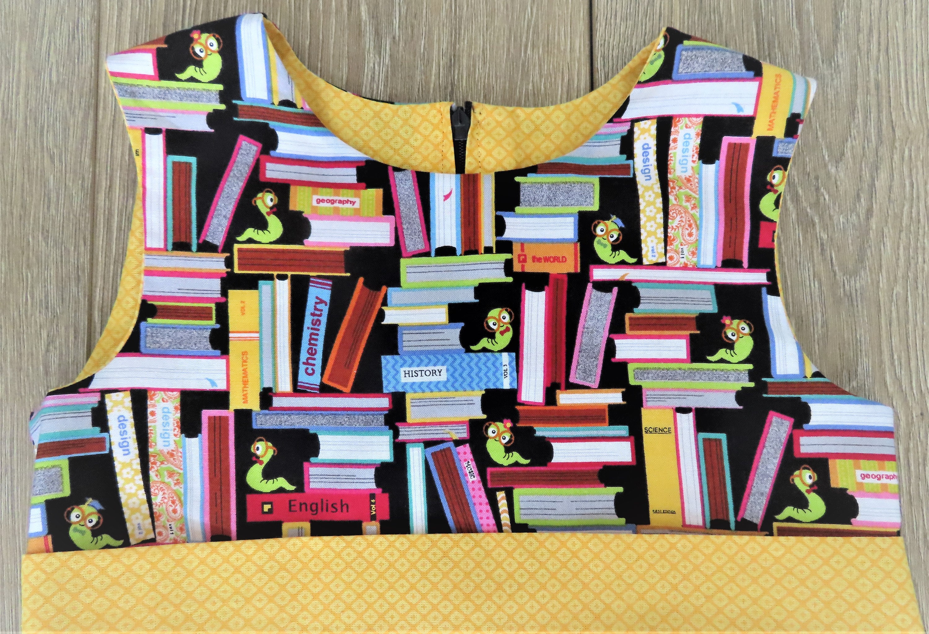 Bookworm Dress | Girls Back to School Outfit (ready to Ship) - Etsy