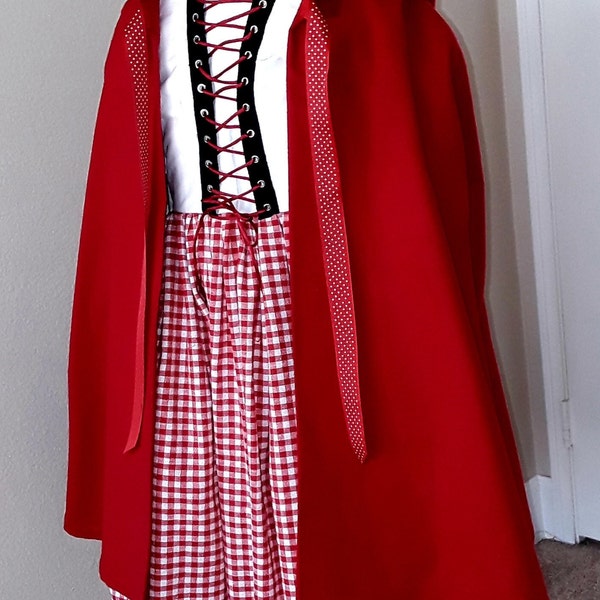 Little Red Riding Hood Costume for Girls - Etsy