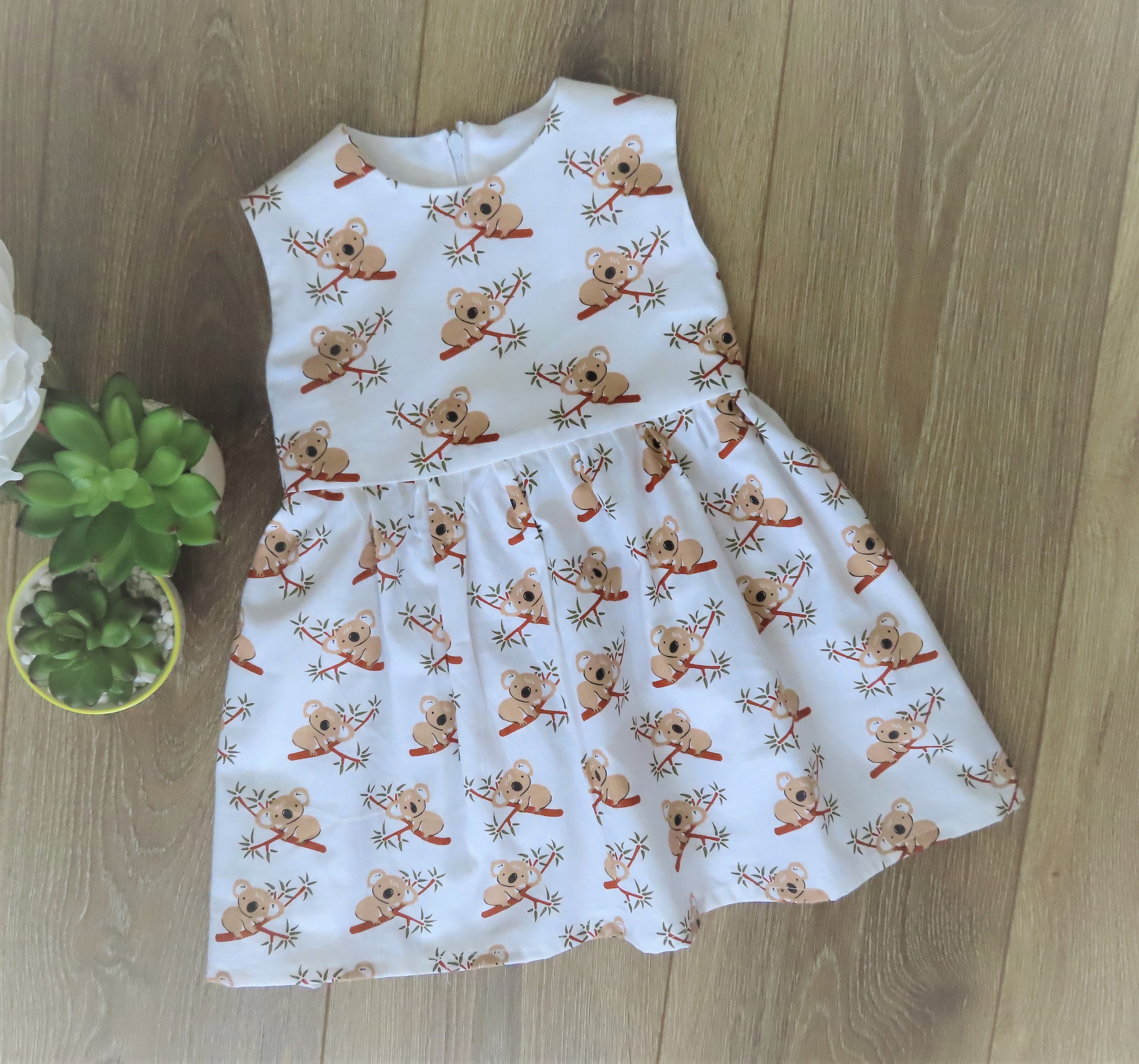 Toddler's Koala Dress | 12-18 Mo Koala Dress - Etsy