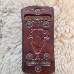 Leather Wild Rag Slide - Etsy