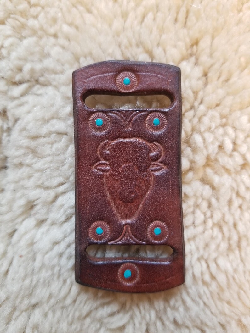 Leather Wild Rag Slide - Etsy