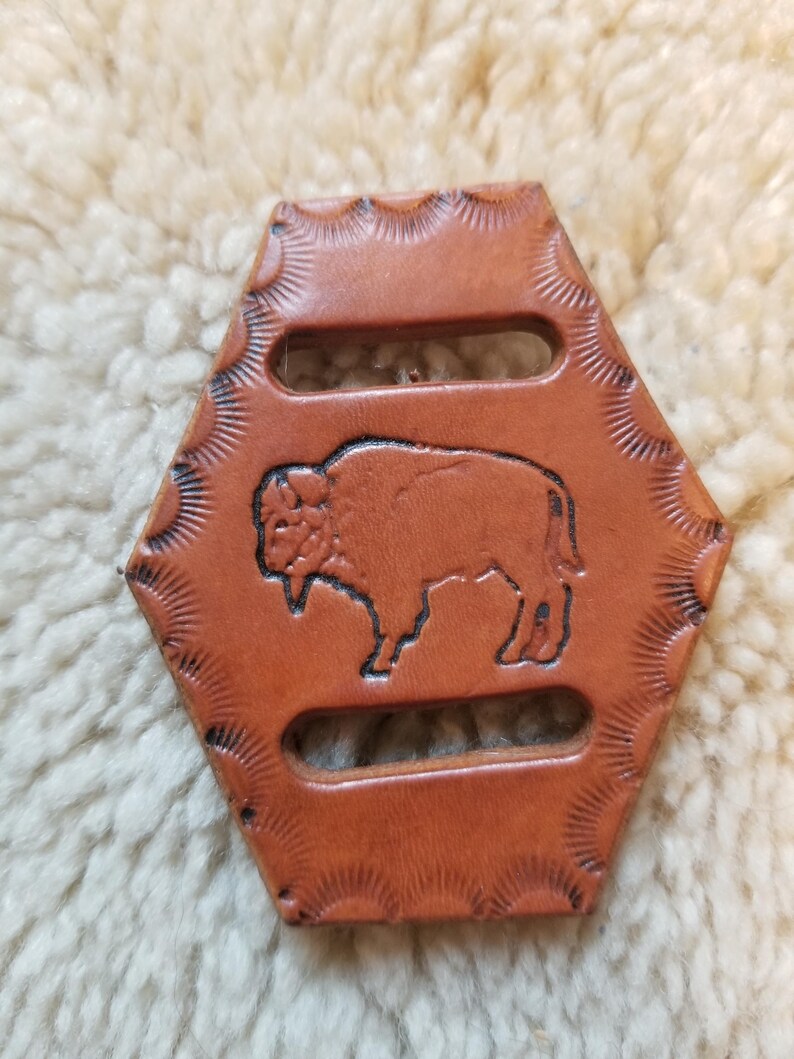 Leather Wild Rag Slide - Etsy