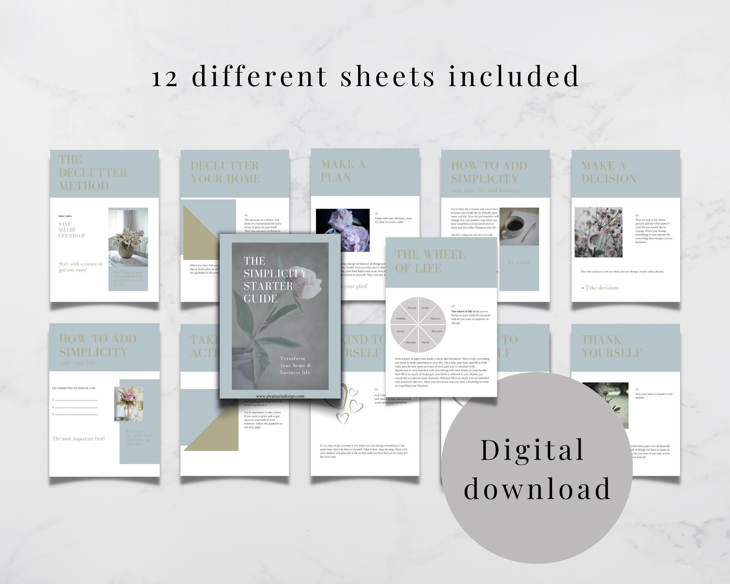Simplicity Starter Guide Bundle Life Changing Pdf Package - Etsy
