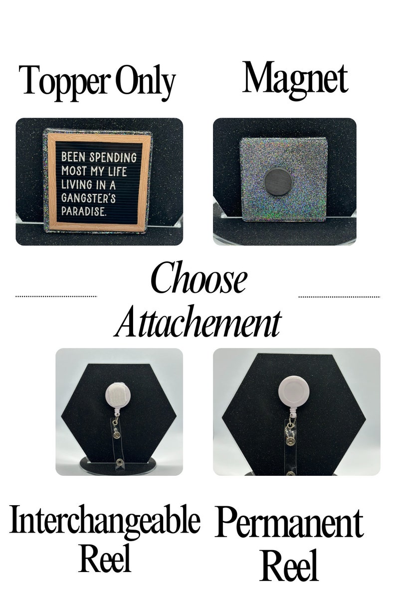 Chucky Heart, Interchangeable Badge Topper, ID Holder, Retractable Reel ...