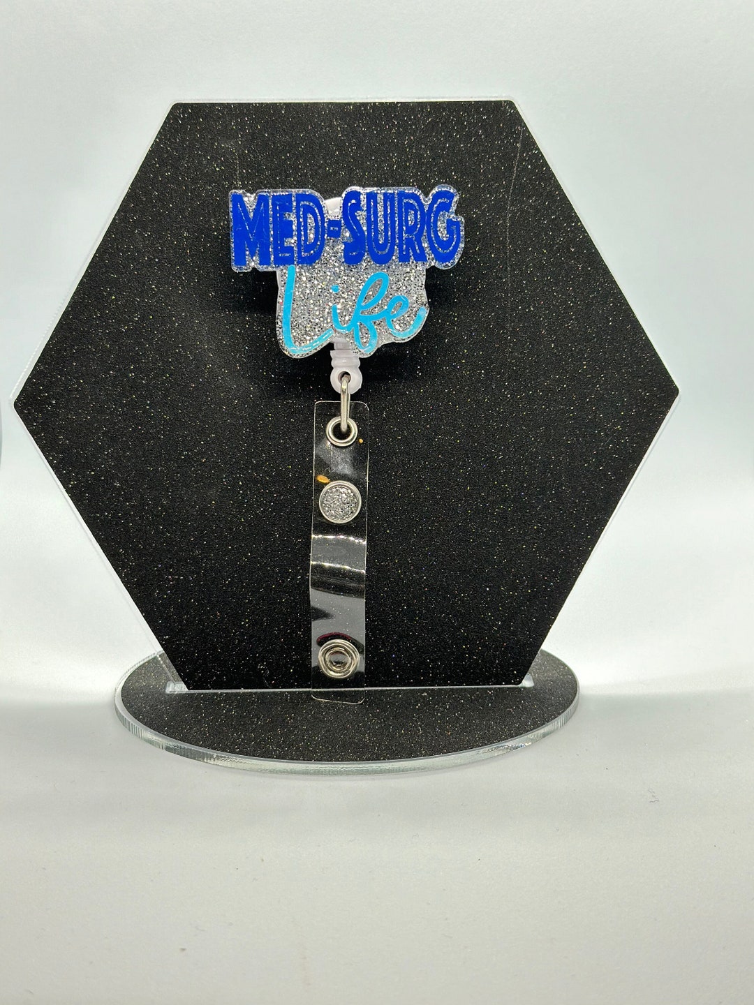 Med Surg Life, Belt Clip, ID Holder, Retractable Reel, Gifts for Nurses ...