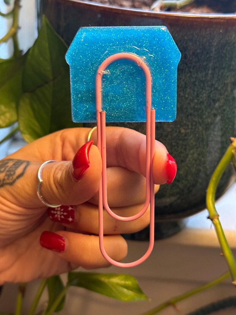 Bookstore Bookmark, Jumbo Pink Paperclip, Gifts for Book Lovers and ...