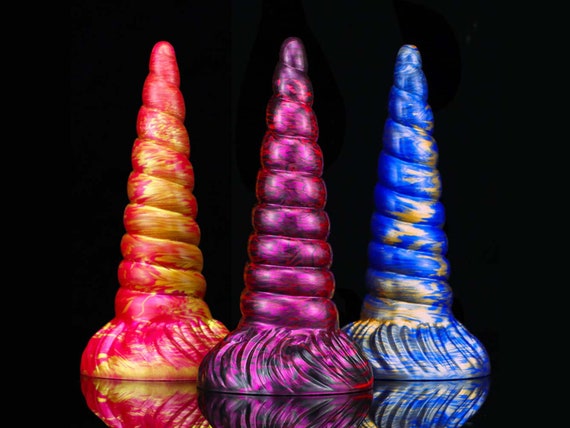 Dildophantasy™ Glittering Spiral Glitter Animal Dildos - Etsy