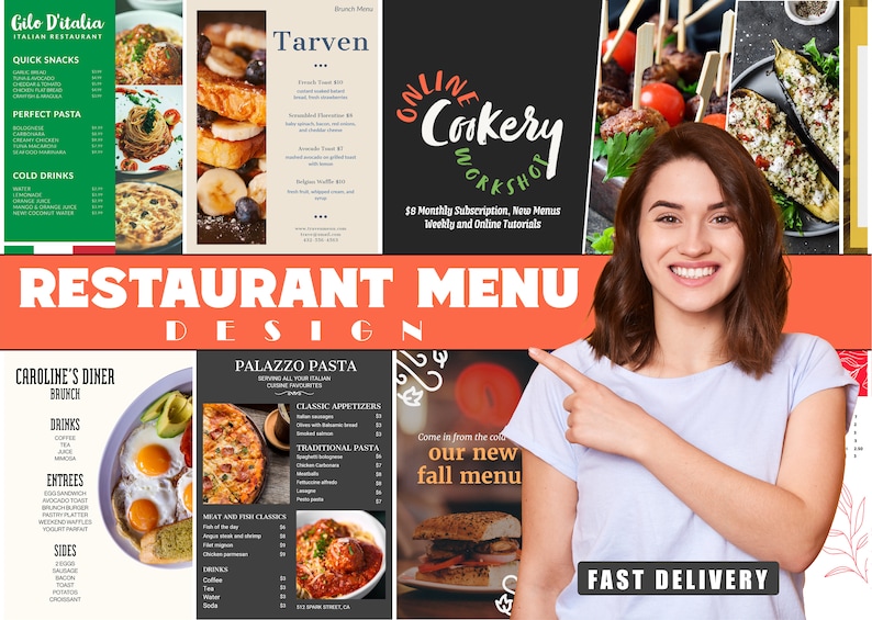 Restaurant Menu Design, Menu Design for Restaurant, Drink Menu, Menu ...
