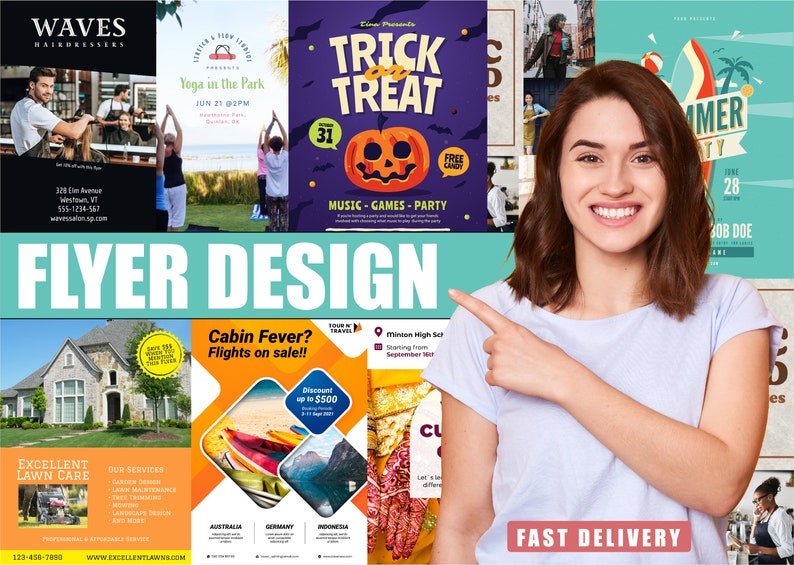 Editable Flyer Poster, Brochure Design, Custom Business Flyer Design ...