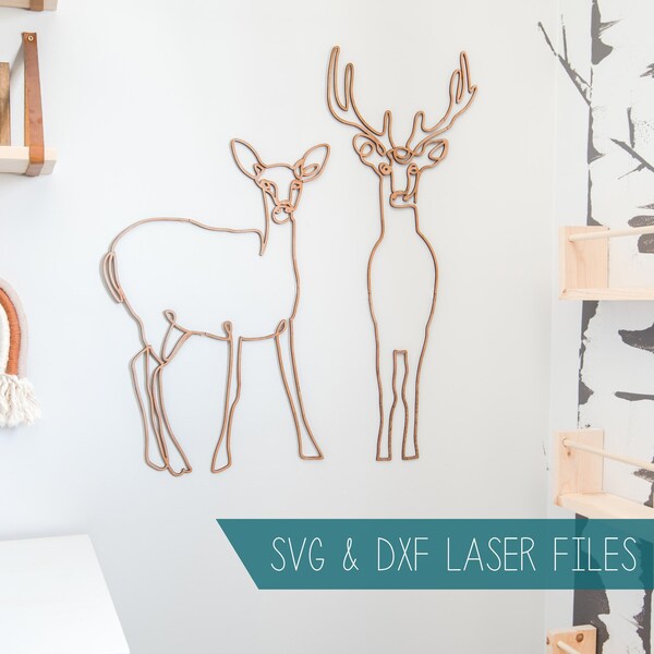 Buck and Doe Pattern - Etsy