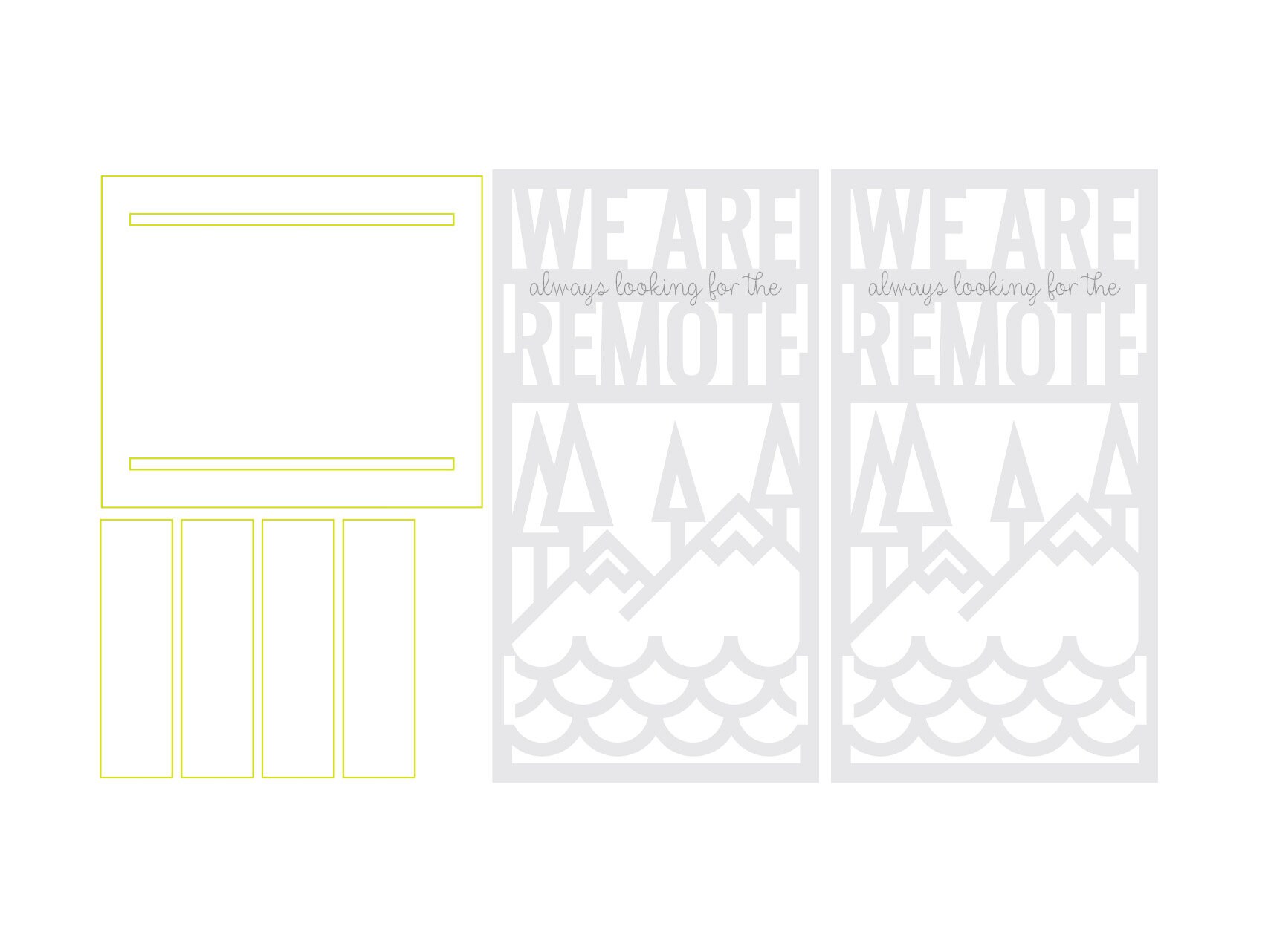 Laser SVG Cut File Remote Control Holder // Cabin Decor // - Etsy