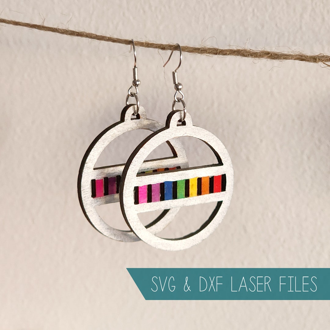 Chakra Holistic Earring Set // Laser SVG File // Woman Teen Girl ...