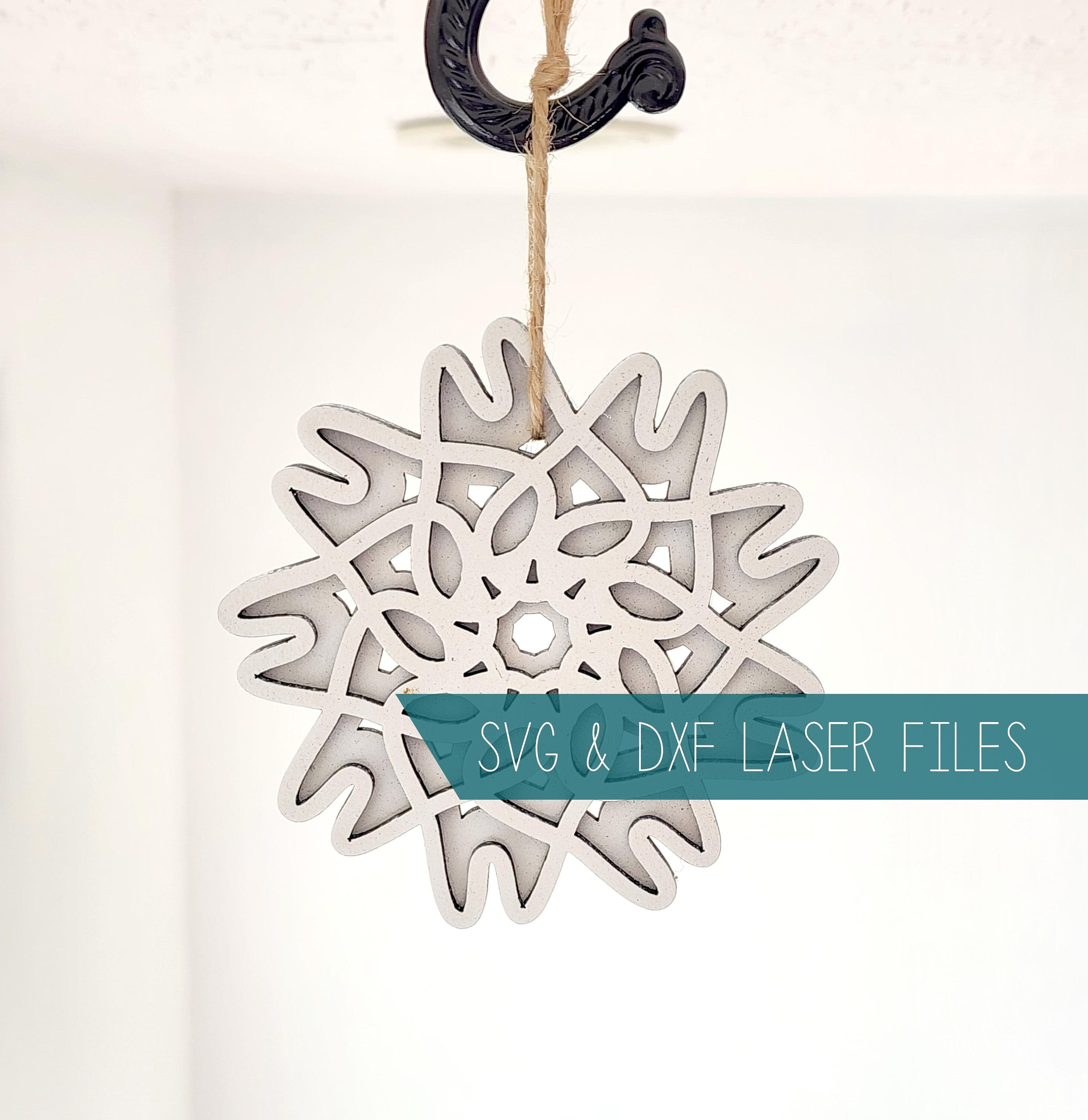 Dentist Tooth Ornament // Laser SVG DXF Cut File for Glowforge ...