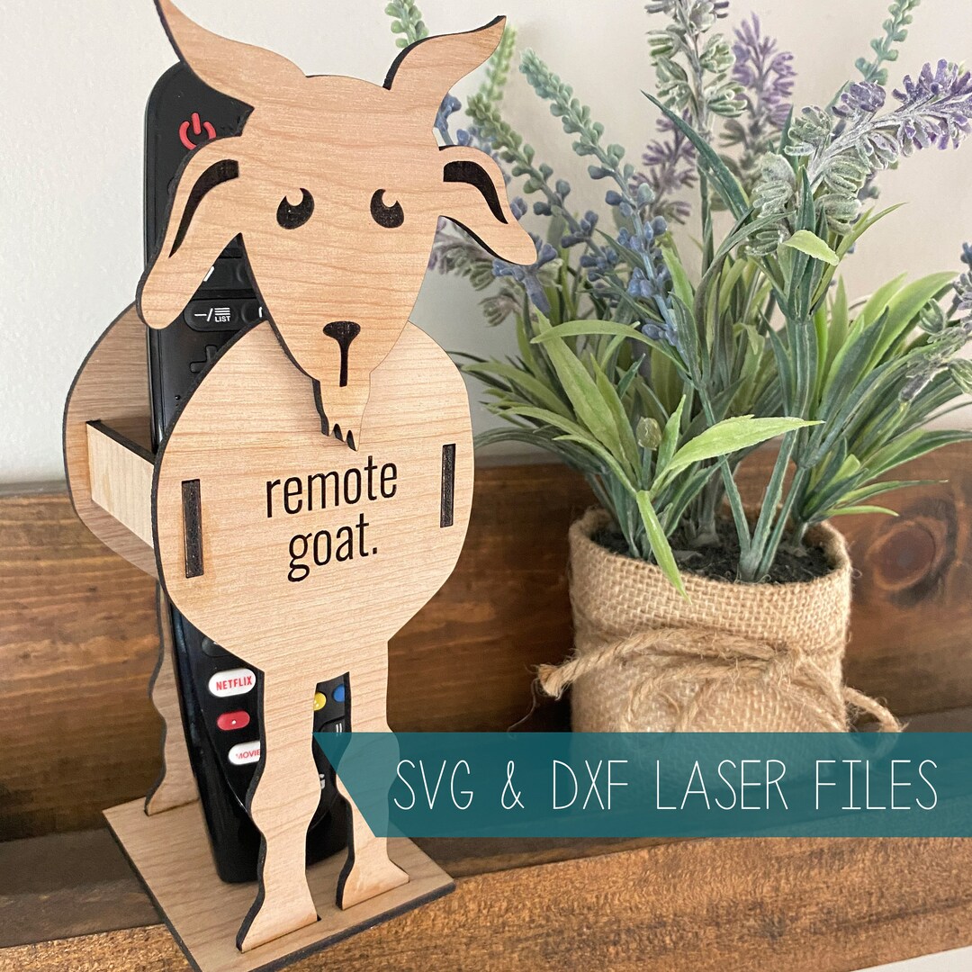 Funny Remote Control Holder // Laser SVG DXF Cut File // Dad Father ...