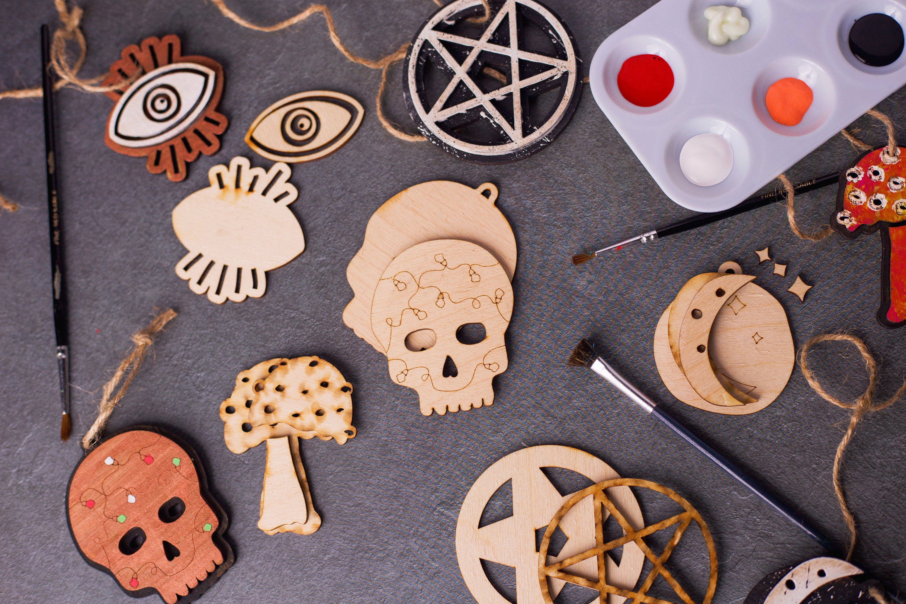 Halloween Christmas Ornaments // Laser SVG Pattern // Third - Etsy