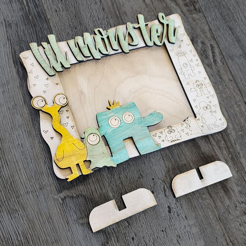 Ultrasound Picture Display Frame SVG Laser File // Lil Monster - Etsy