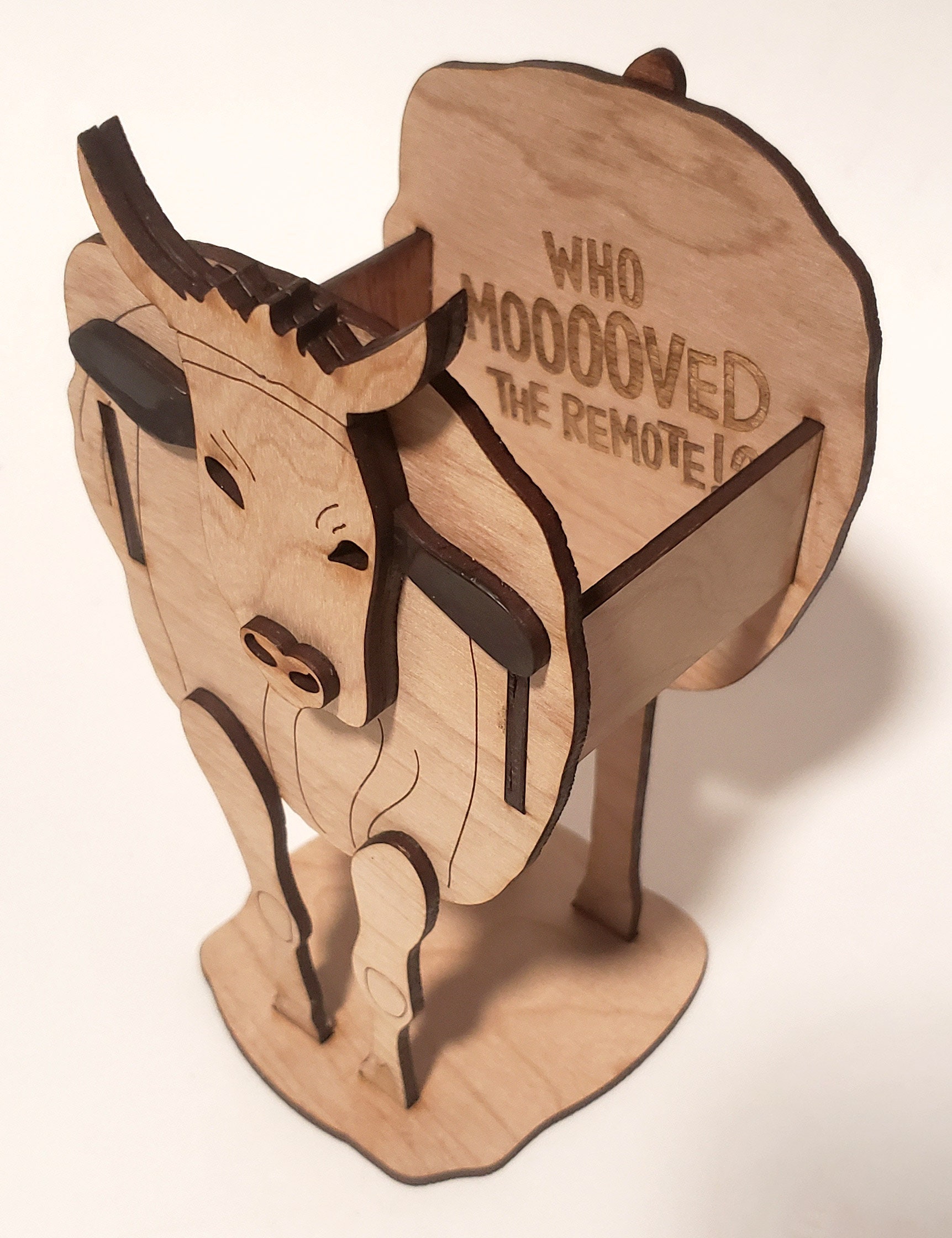 Laser SVG Cut File Remote Control Holder // Cow Lover // Farm Girl Boy ...