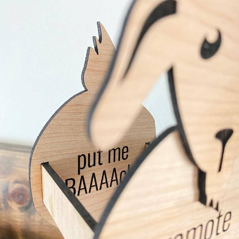 Funny Remote Control Holder // Laser SVG DXF Cut File // Dad - Etsy UK