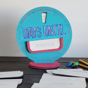 Teacher Gift Calendar Countdown SVG Laser Cut File - Etsy