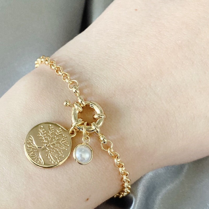 Gold Charm Bracelet - Etsy