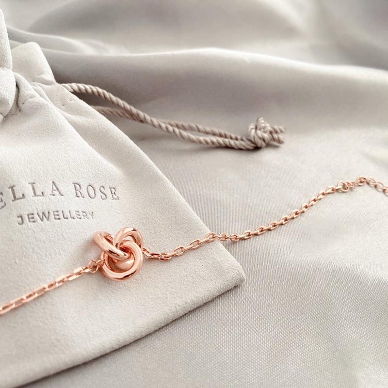 Gold Knot Bracelet - Etsy