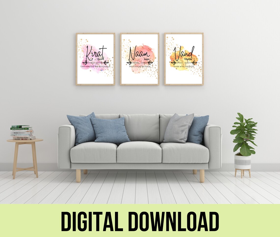 Three Pillars of Sikhism - Guru Nanak Dev Ji Golden Words - Sikh ...