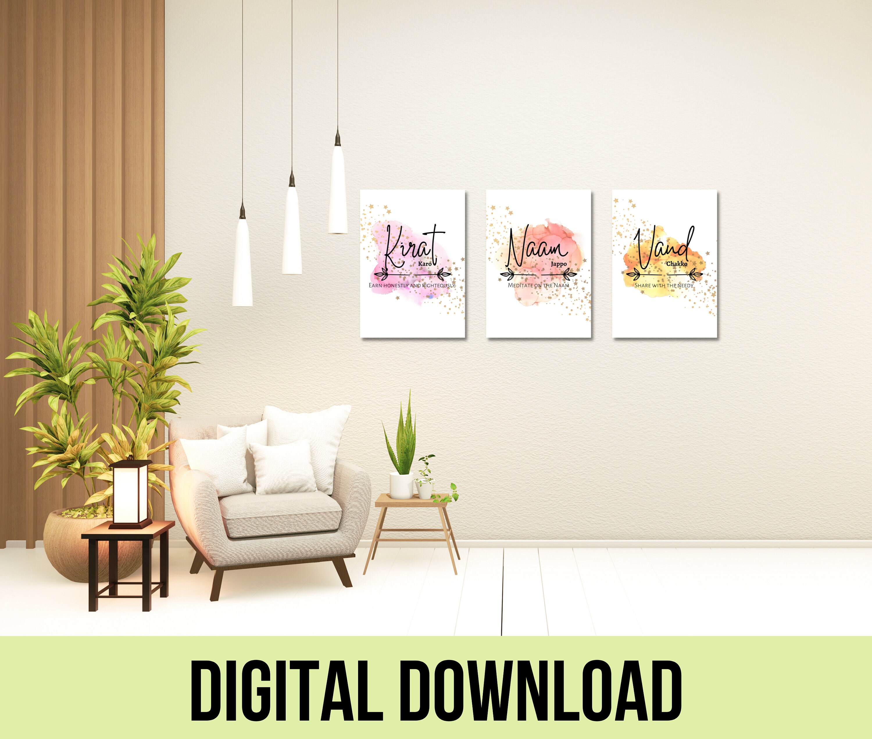 Three Pillars of Sikhism - Guru Nanak Dev Ji Golden Words - Sikh ...