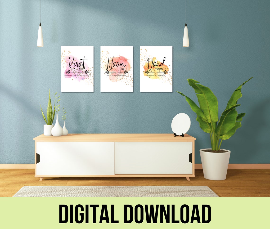 Three Pillars of Sikhism - Guru Nanak Dev Ji Golden Words - Sikh ...