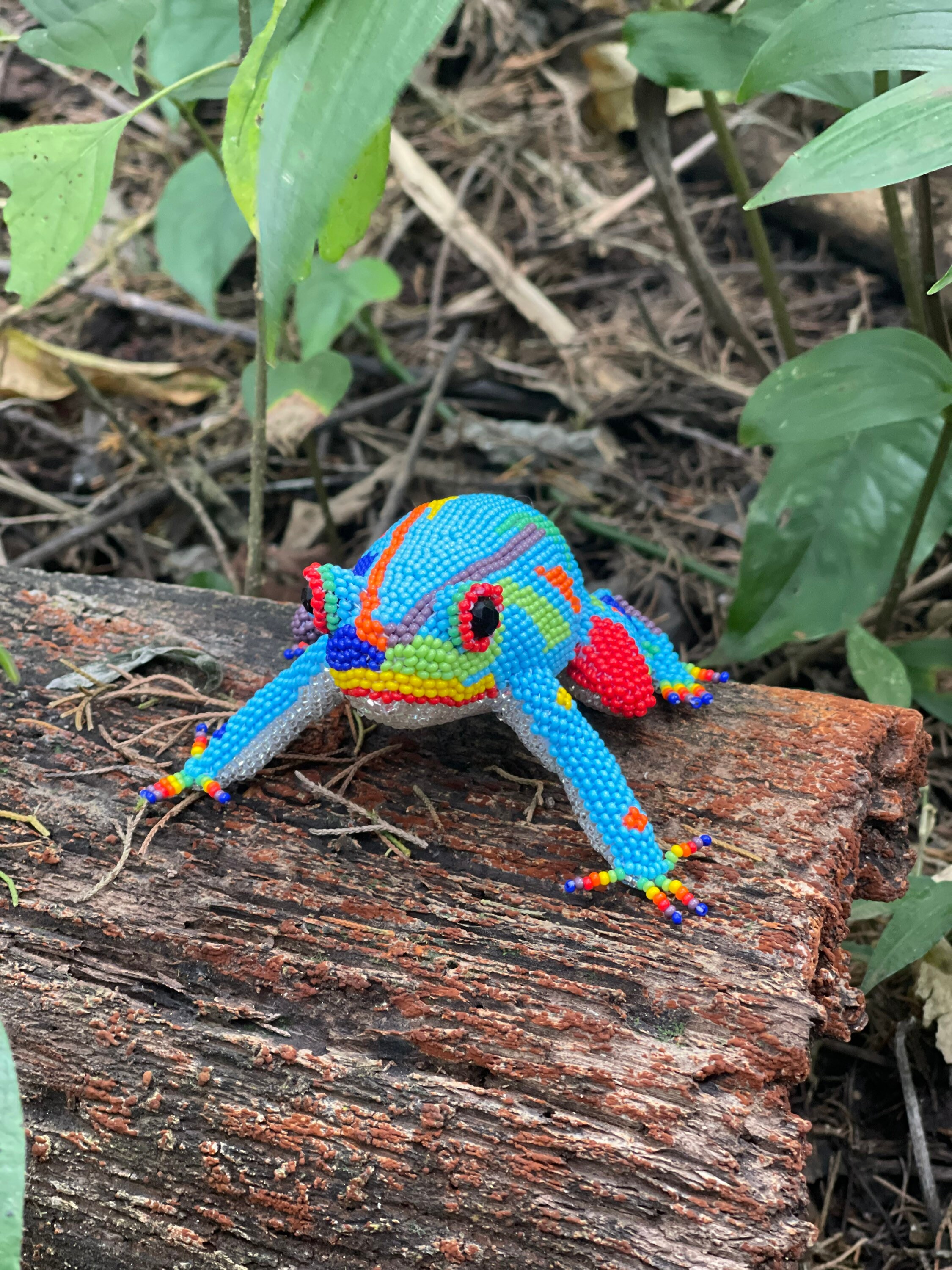 3D Seed Bead Frogs Frog Seed Bead Sculpture Seed Bead Animal - Etsy