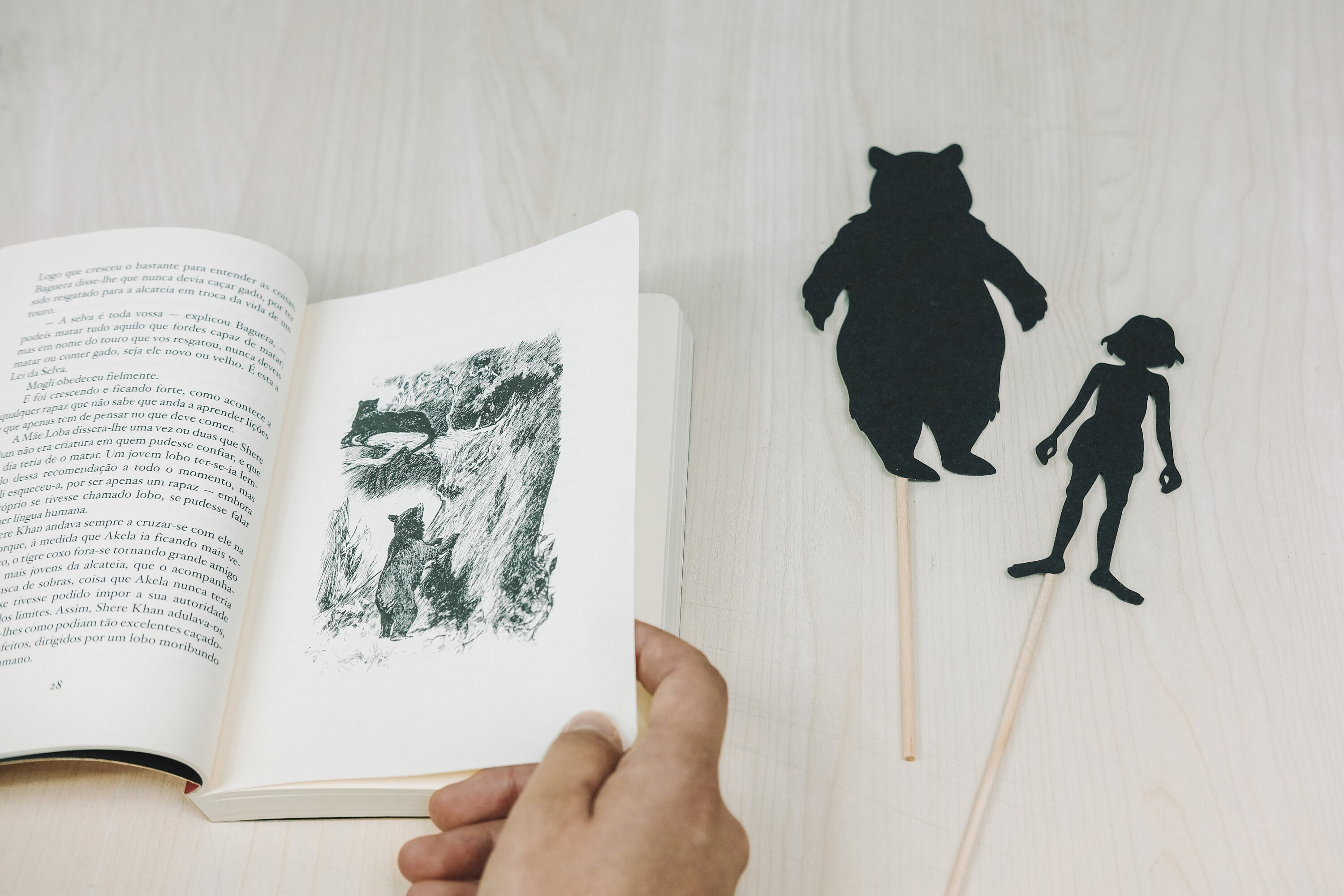 The Jungle Book Puppets | Shadow Theatre for Kids | Handmade ...