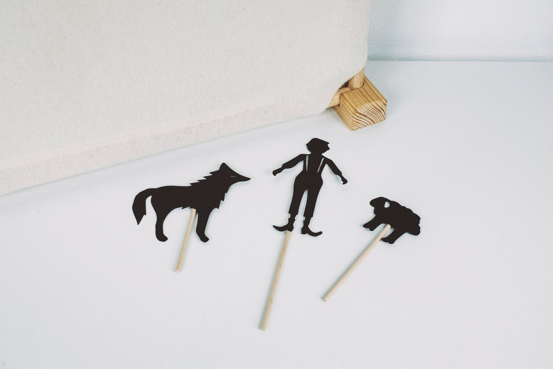 Peter and the Wolf Puppets | Shadow Theatre for Kids | Handmade ...
