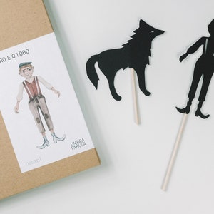 Peter and the Wolf Puppets | Shadow Theatre for Kids | Handmade ...