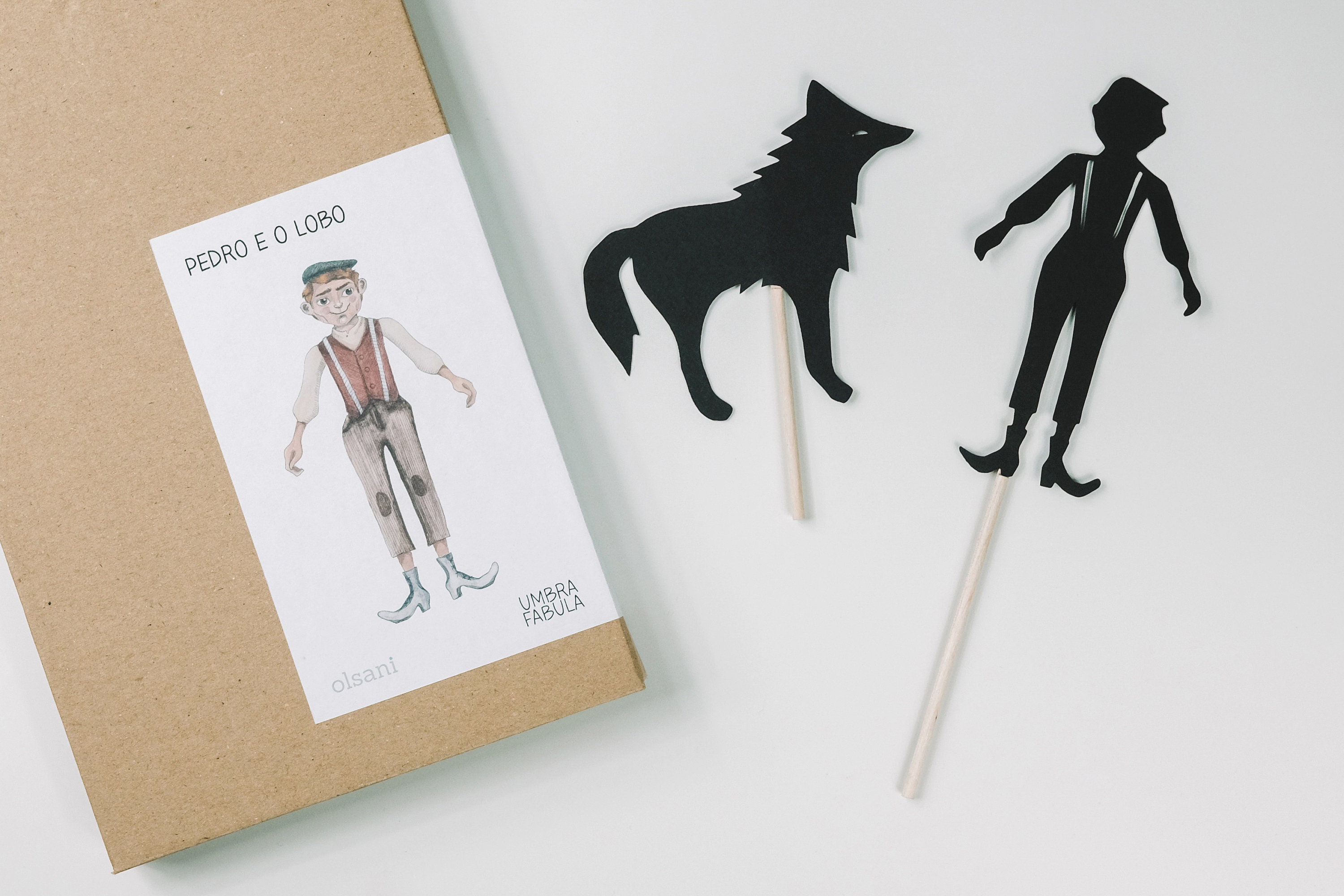 Peter and the Wolf Puppets | Shadow Theatre for Kids | Handmade ...