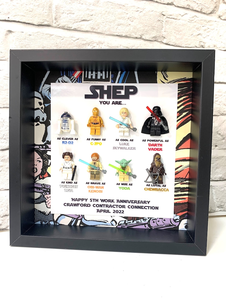 Personalised Star Wars Gifts Personalised Box Frames - Etsy UK