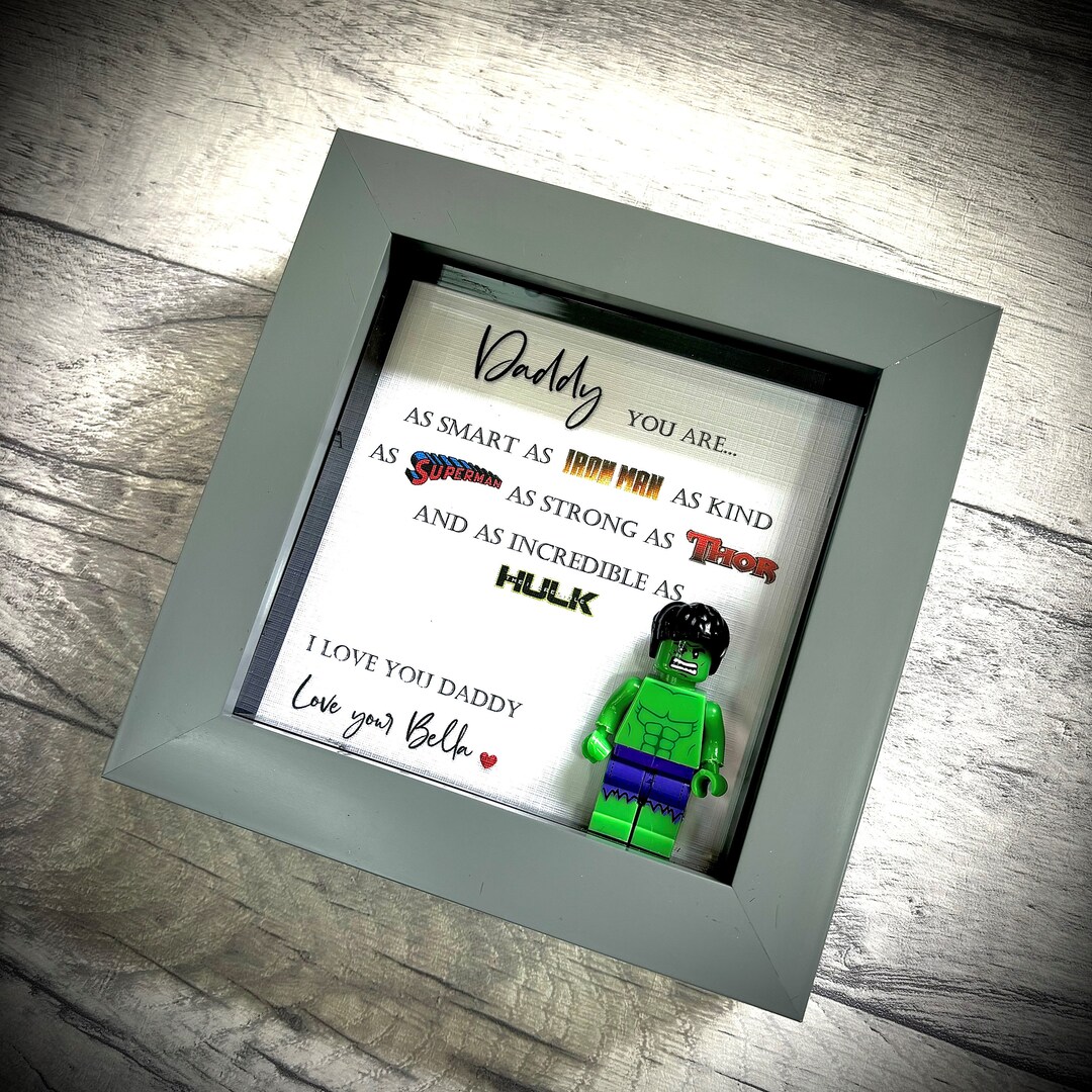 Daddy Superhero Gift for Dad Personalised, Father's Day Gifts for Him ...