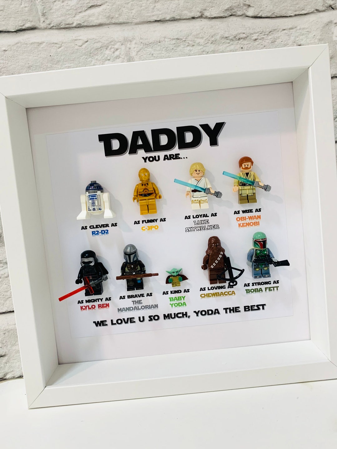 Personalised Star Wars Gifts, Personalised Box Frame, Personalised ...