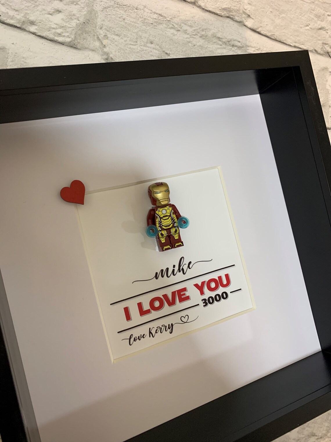Personalised Superhero Gift Ironman Frame Wedding Gift for - Etsy