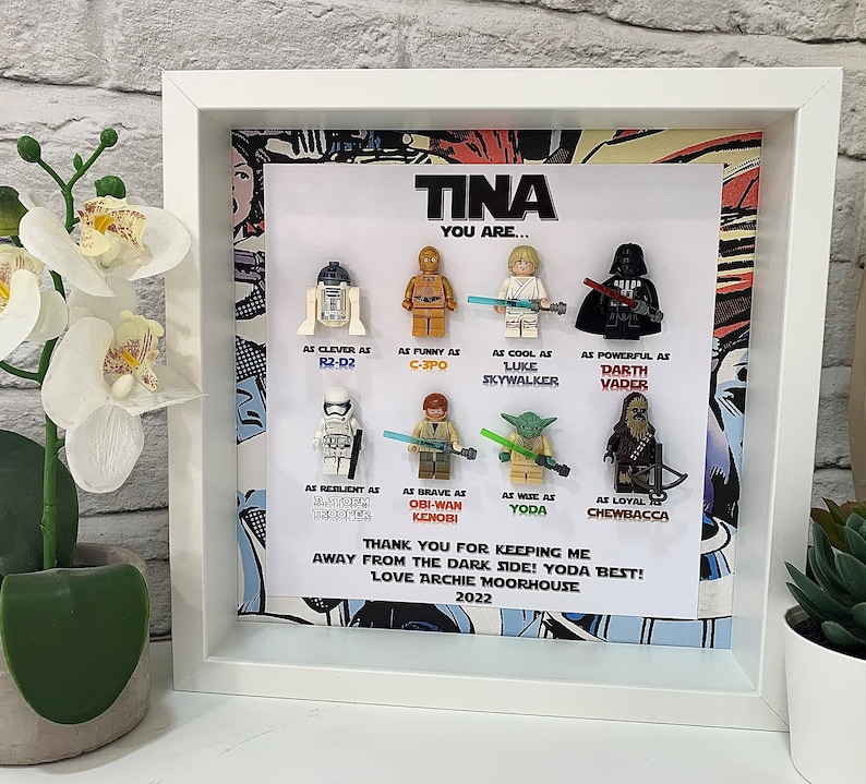Personalised Star Wars Gifts Personalised Box Frames - Etsy
