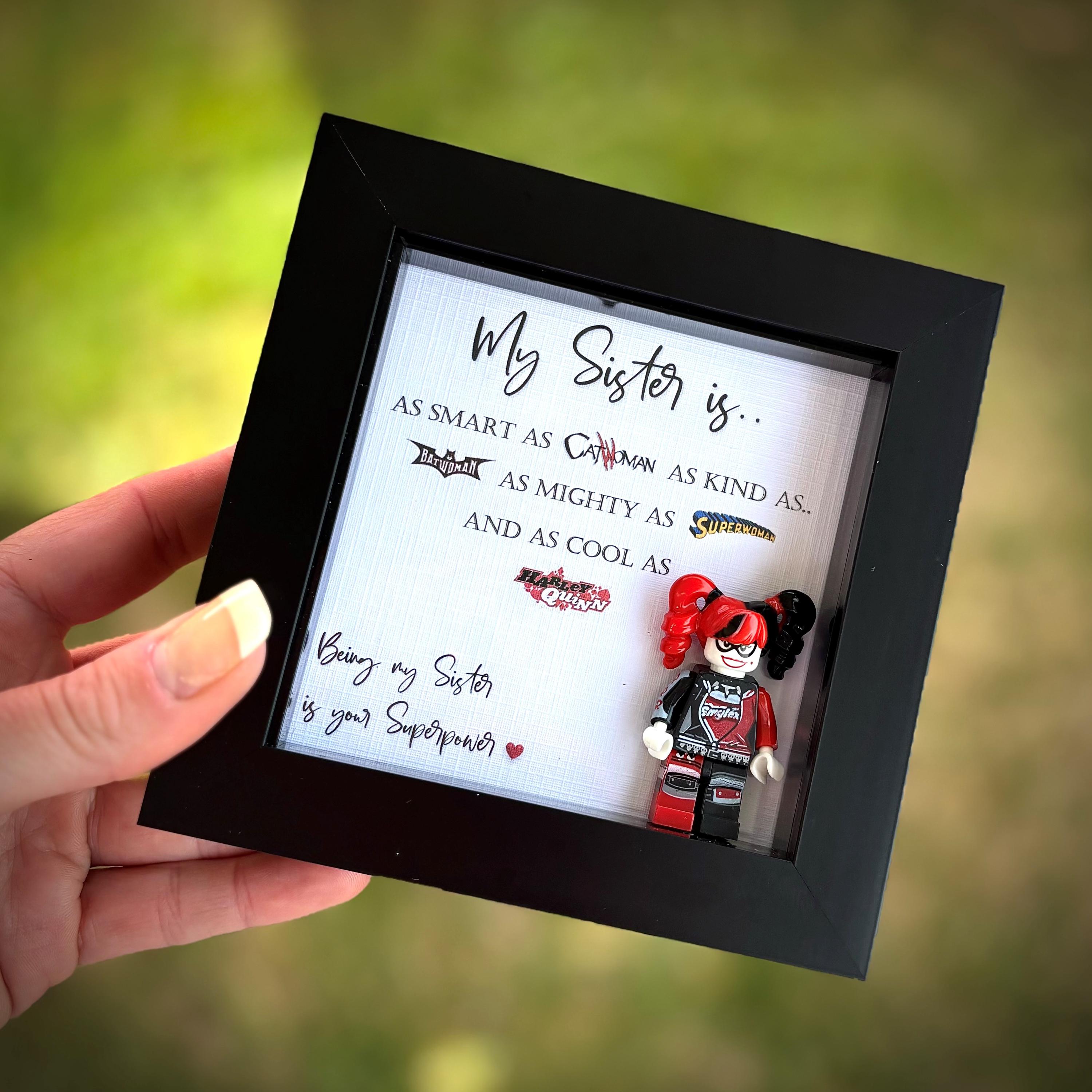 Personalised Daddy/dad Superhero Box Frame, Personalised Frame for Him ...