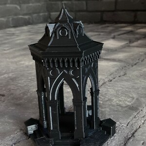 Miniature Gothic Gazebo – Haunted Fairy Garden Decor – Dark Cottagecore ...