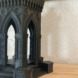 Miniature Gothic Gazebo – Haunted Fairy Garden Decor – Dark Cottagecore ...
