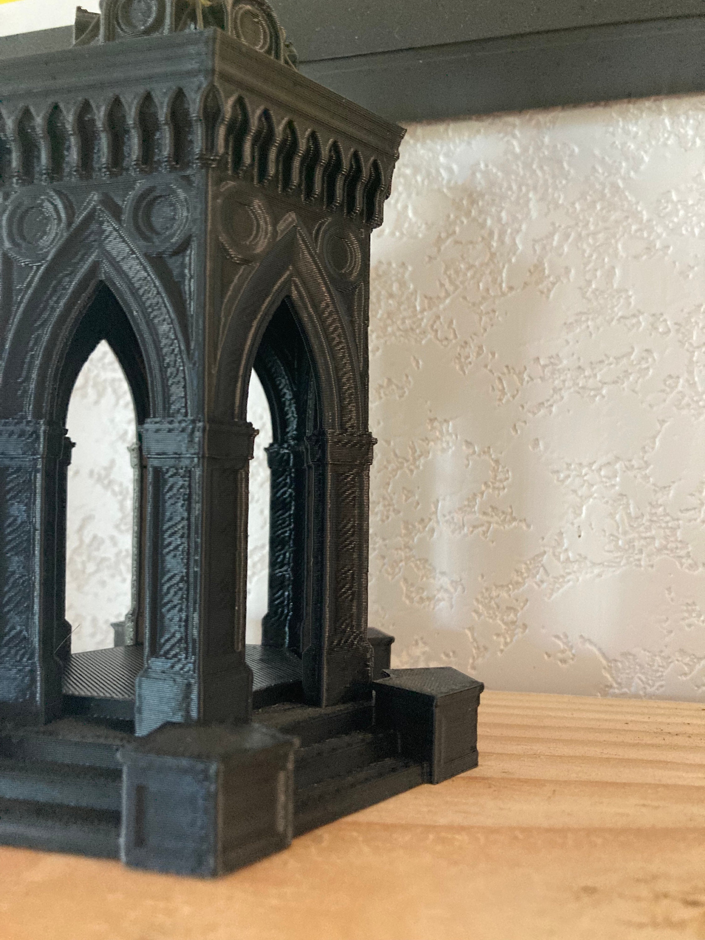 Miniature Gothic Gazebo – Haunted Fairy Garden Decor – Dark Cottagecore ...