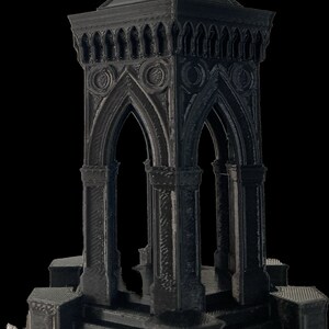Miniature Gothic Gazebo – Haunted Fairy Garden Decor – Dark Cottagecore ...