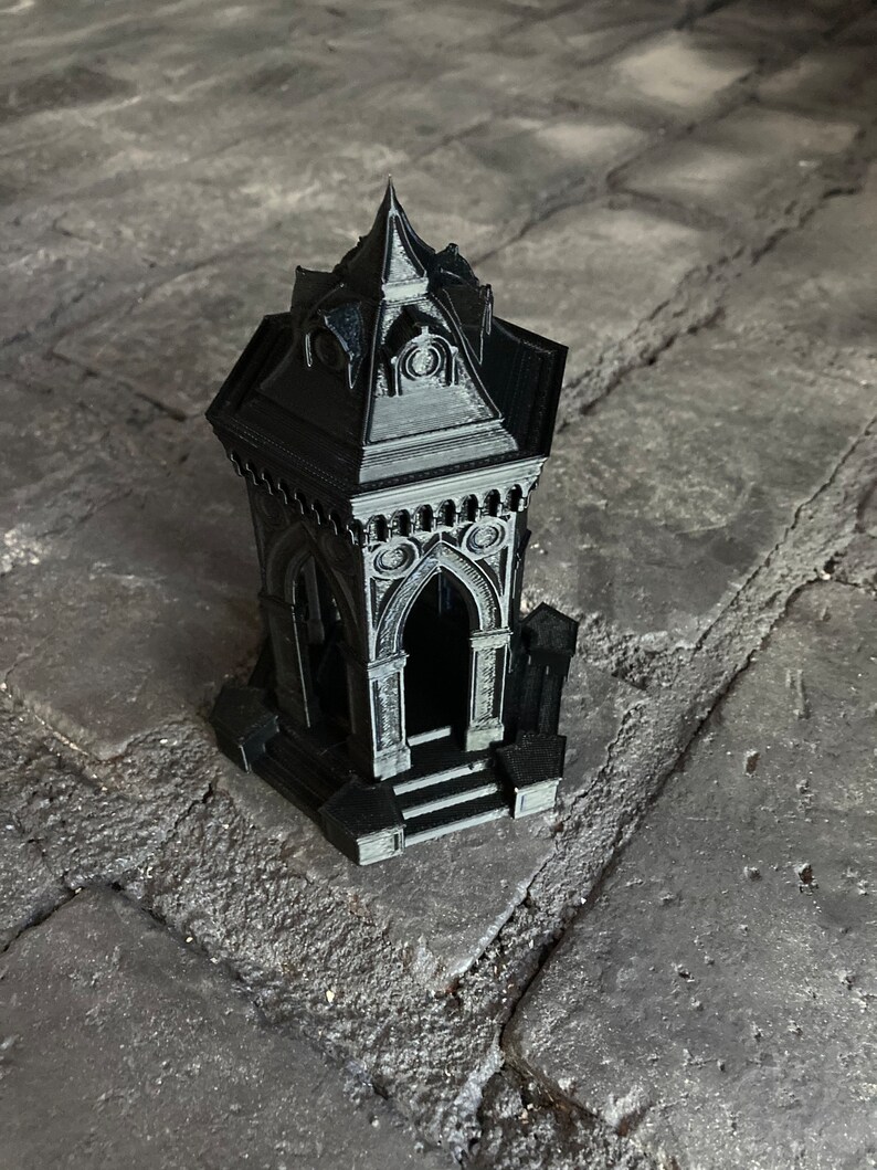 Miniature Gothic Gazebo – Haunted Fairy Garden Decor – Dark Cottagecore ...