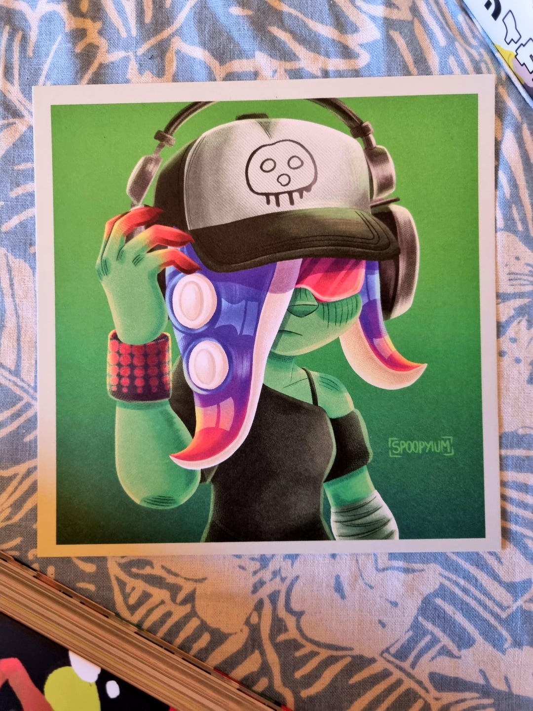 Splatoon - Acht/dedf1sh // Square Print A5 - Etsy