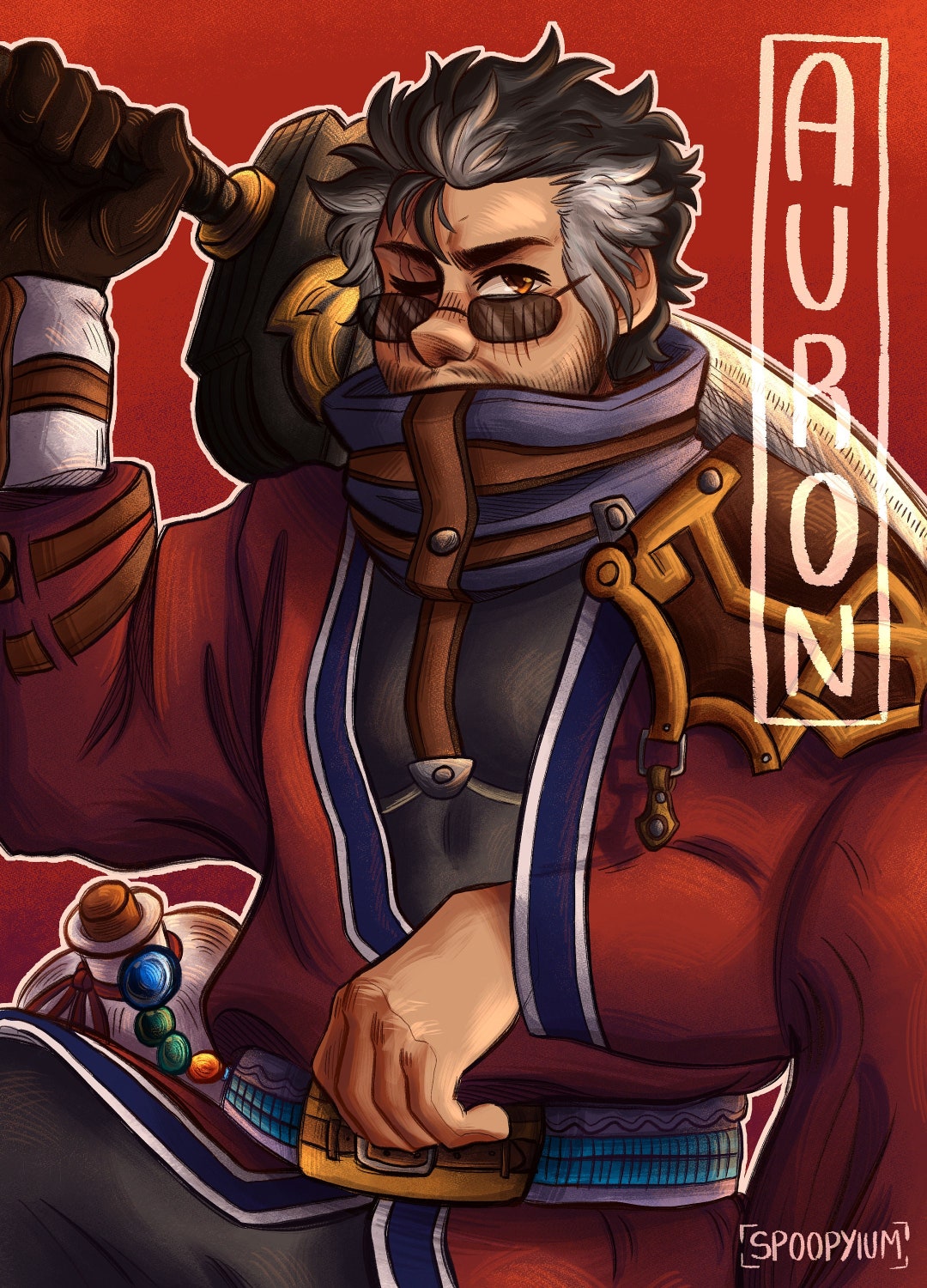 Final Fantasy X Auron Print - Etsy